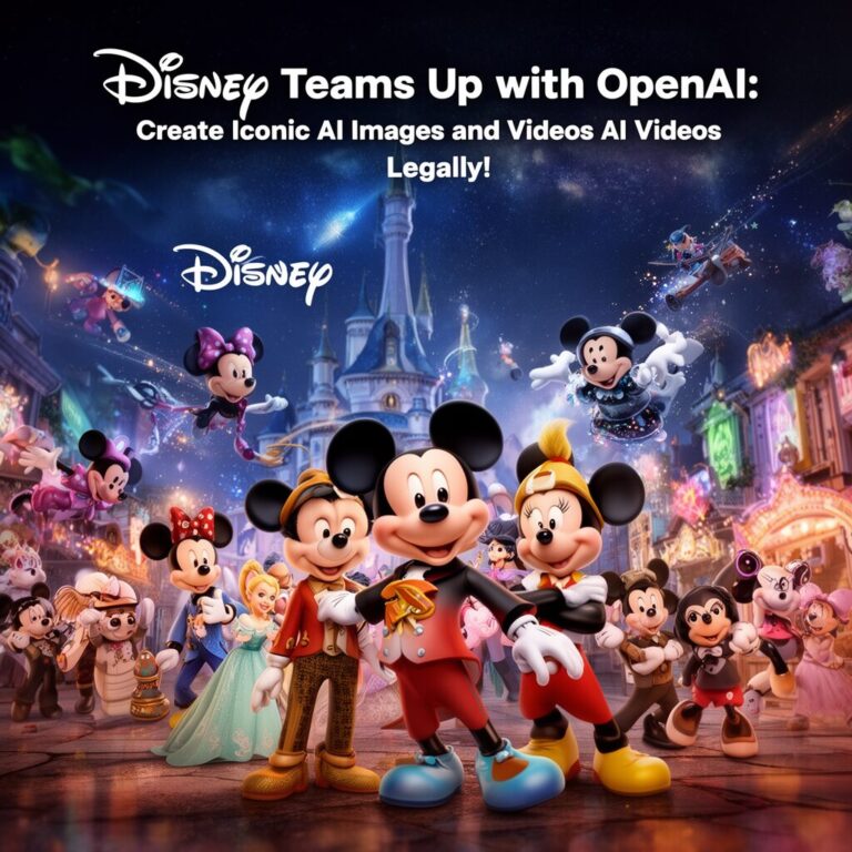 Disney Teams Up with OpenAI: Create Iconic AI Images and Videos Legally ...
